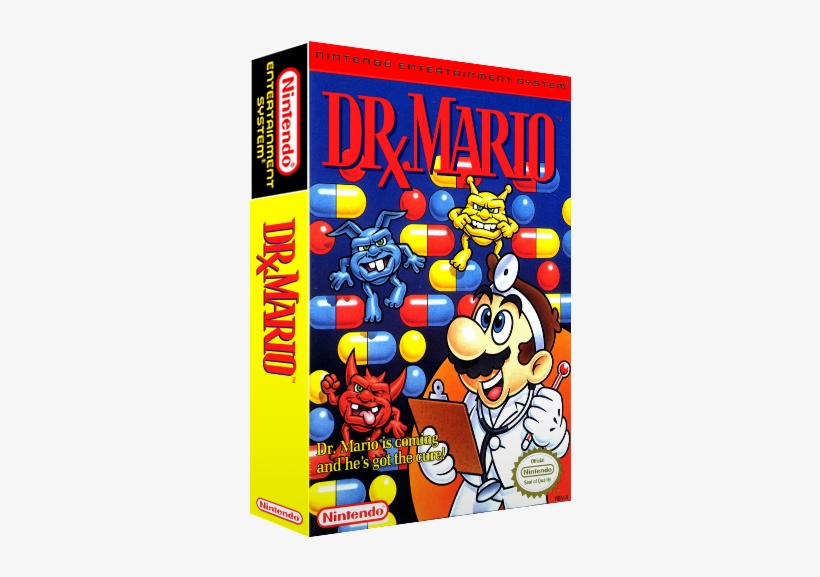 Dr - Mario - Box - 3d - Dr. Mario (nintendo, 1990) - 337x508 PNG ...
