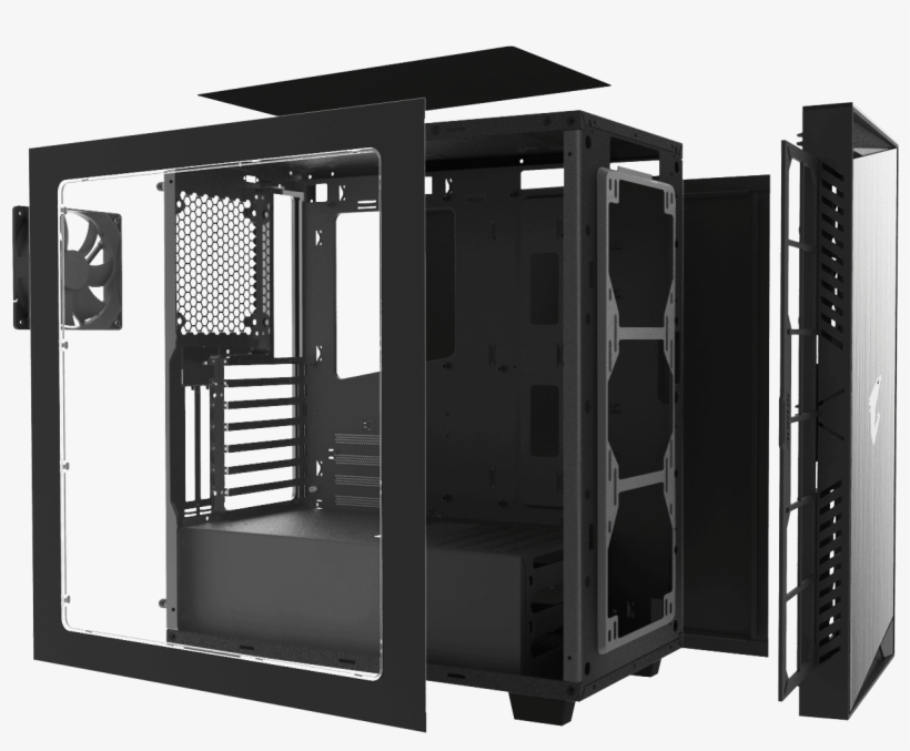 Detachable Dust Filter - Computer Case - 1249x1000 PNG Download - PNGkit