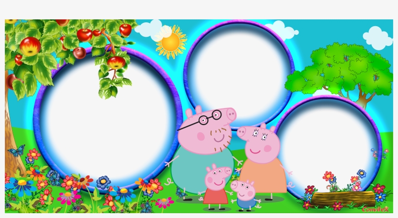 Molduras Peppa Pig - Tom And Jerry Frames - 1600x800 PNG Download - PNGkit