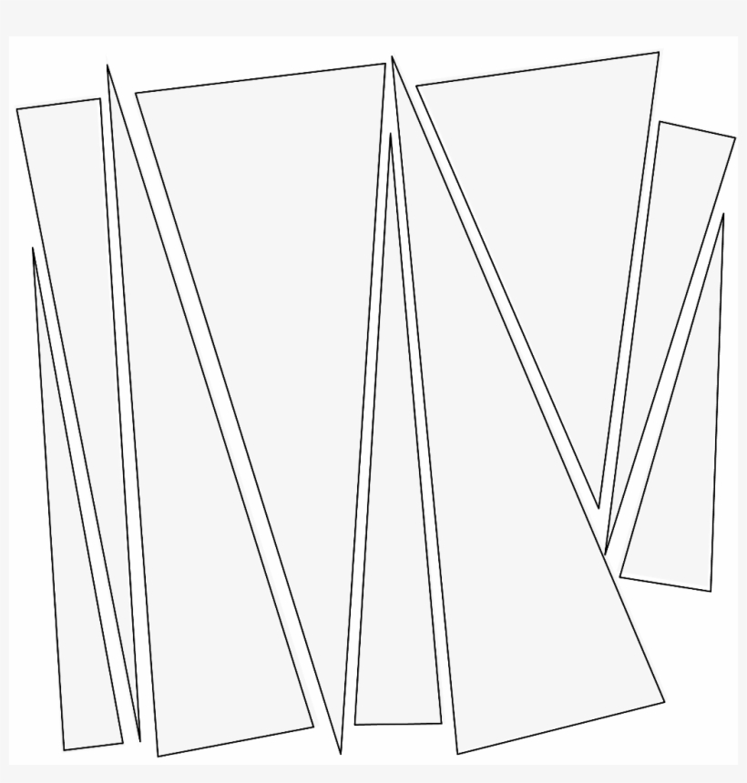 Ftestickers Collage Frame Triangle - Picture Frame - 1024x1024 PNG ...