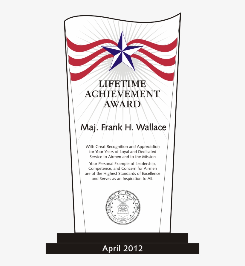 Lifetime Achievement Award Trophy Employee Recognition And Vrogue