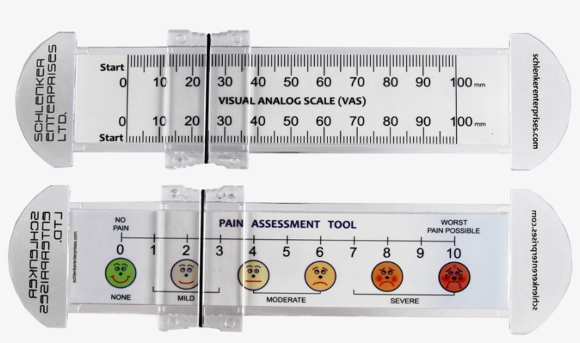 Customized Pain Scale Rulers 0-100mm W/slider - Thang Điểm Đánh Giá Đau ...