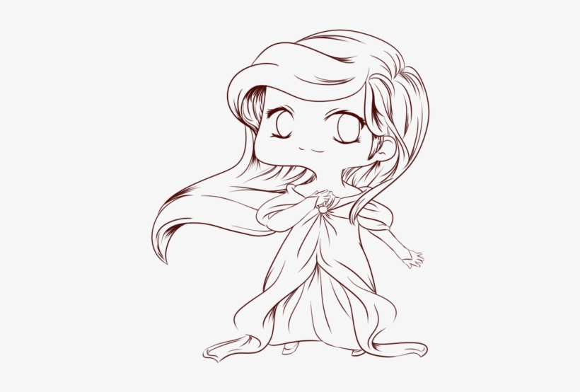 Disney Princess Chibi Drawing