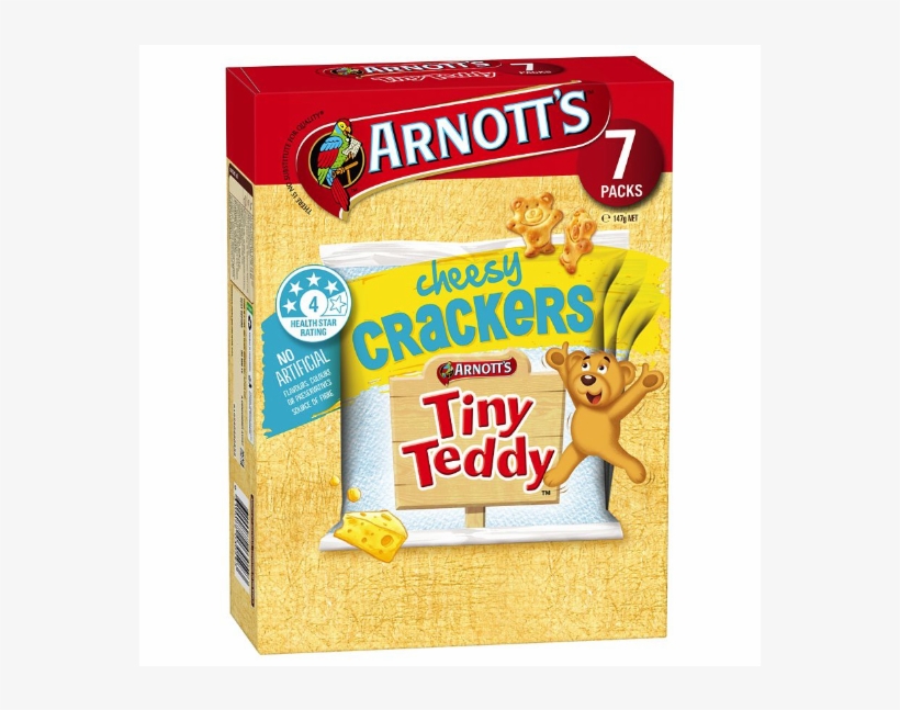 Tiny Teddy Cheesy Crackers 7 Pack - Arnott's Tiny Teddy & Spotty The ...