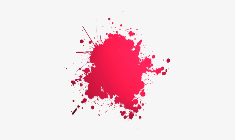 Download Transparent Abstract Flowers - Brutal Blood Rectangle Sticker ...