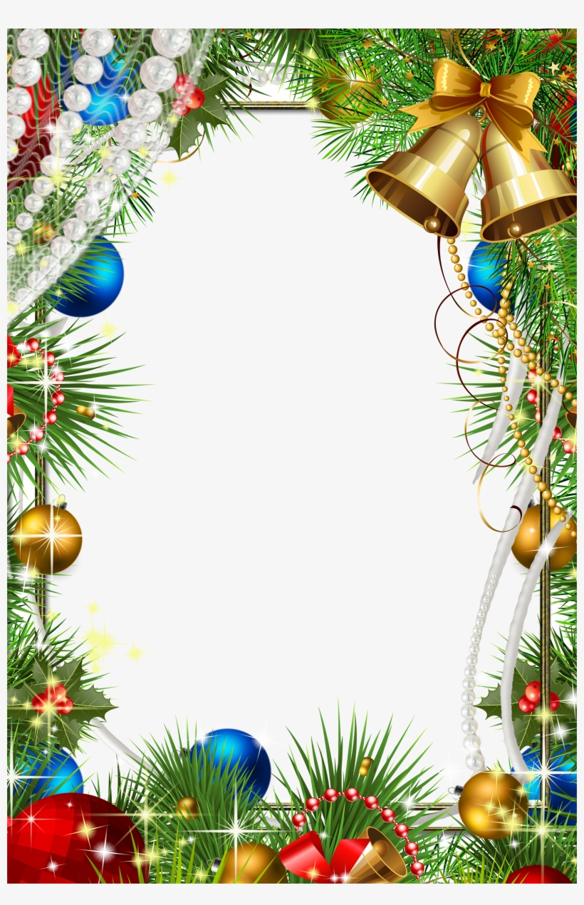 Christmas Frame Png One - Christmas Photo Frame Png - 1600x2400 PNG ...