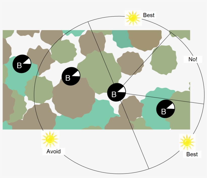Measurement Direction With Direct Sun - Circle - 1431x1172 PNG Download ...