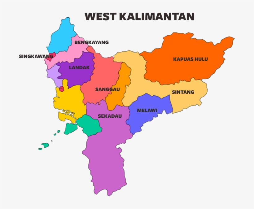 Kalimantan Barat Vektor - 704x596 PNG Download - PNGkit