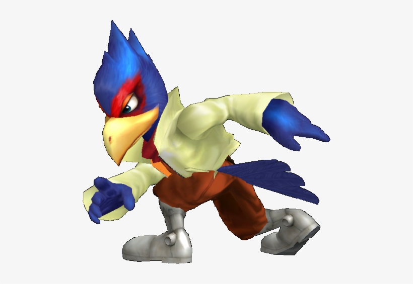 Ssbm Falco Render By Machriderz-d56n3i9 - Falco Melee - 492x485 PNG Download - PNGkit