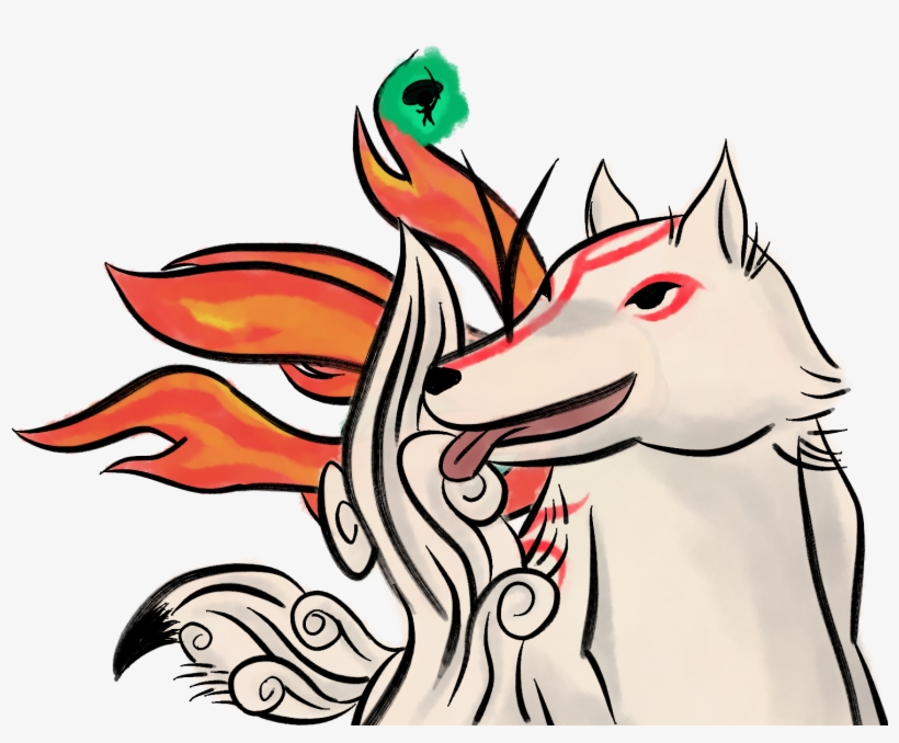 Okami Amaterasu - - Amaterasu - 1600x1200 PNG Download - PNGkit