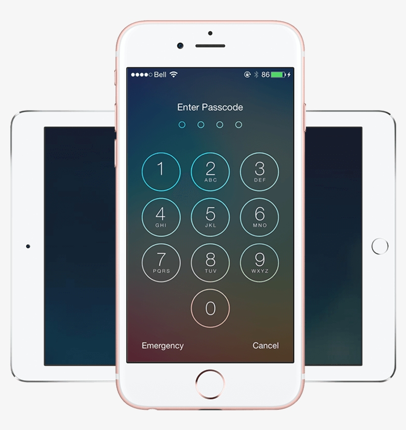 Lock Screen - Iphone - 800x800 PNG Download - PNGkit