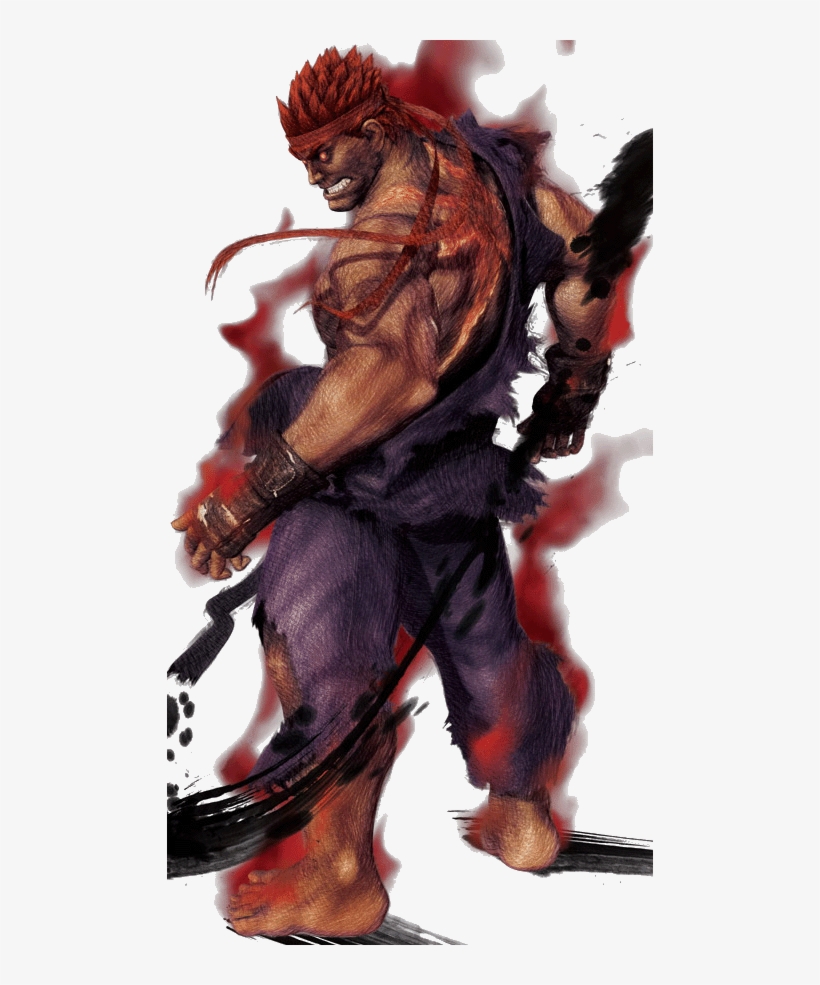 Ssf4ae Evil Ryu - Street Fighter 4 Personnages - 486x905 PNG Download - PNGkit