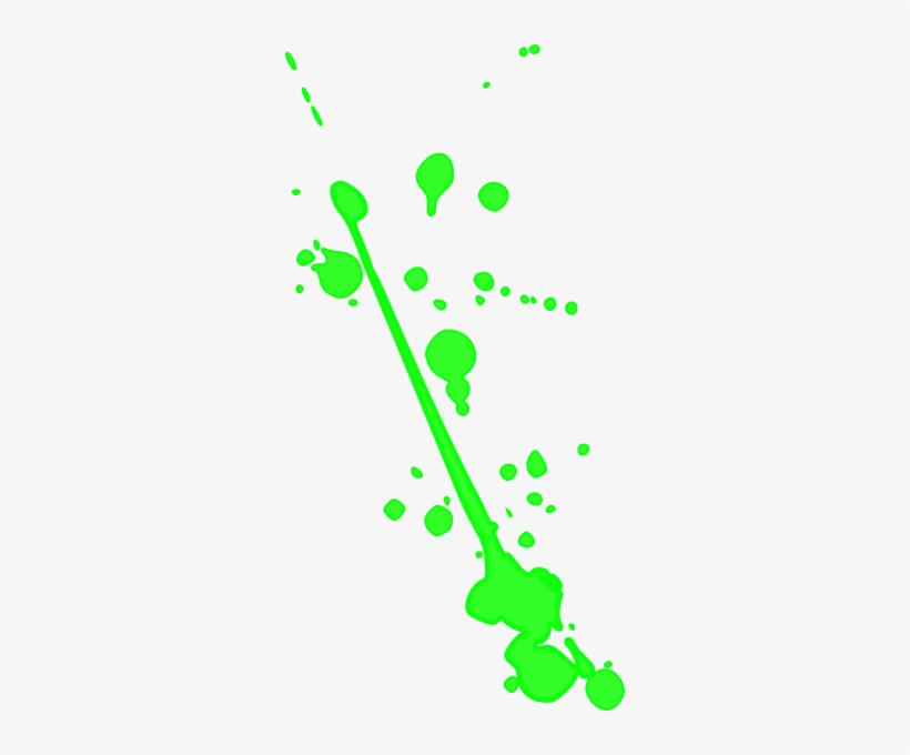 Download Transparent Green Clip Art - Splatter Line Blood - PNGkit