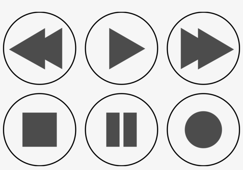Windows Media Player Computer Icons User Interface - Rewind Play Fast ...
