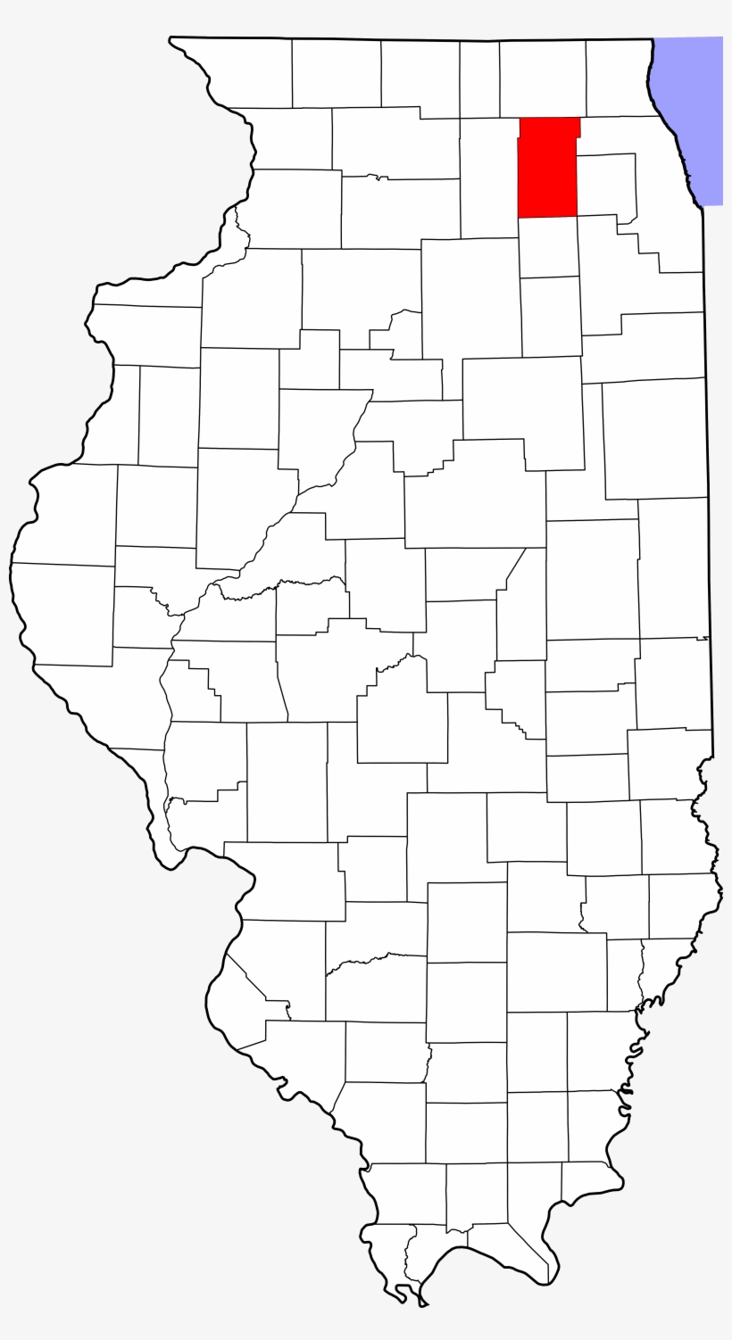 Map Of Illinois Highlighting Kane County - Macon County Illinois ...