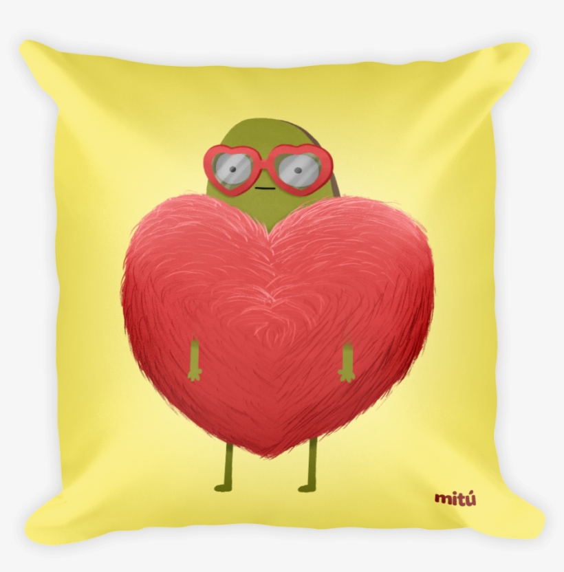 Guacardo Love Pillow - Guacardo Valentine - 1000x1000 PNG Download - PNGkit