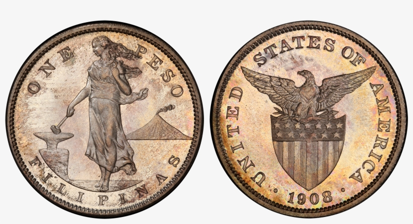 1908 Peso - 1904 Twenty Centavos - 3000x1504 PNG Download - PNGkit
