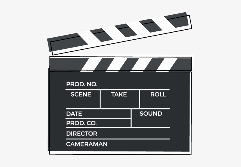 Download Transparent Film Slate Png - Rendering - PNGkit