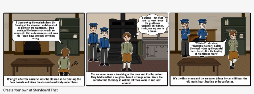 Tell Tale Heart - Cartoon - 1164x385 PNG Download - PNGkit