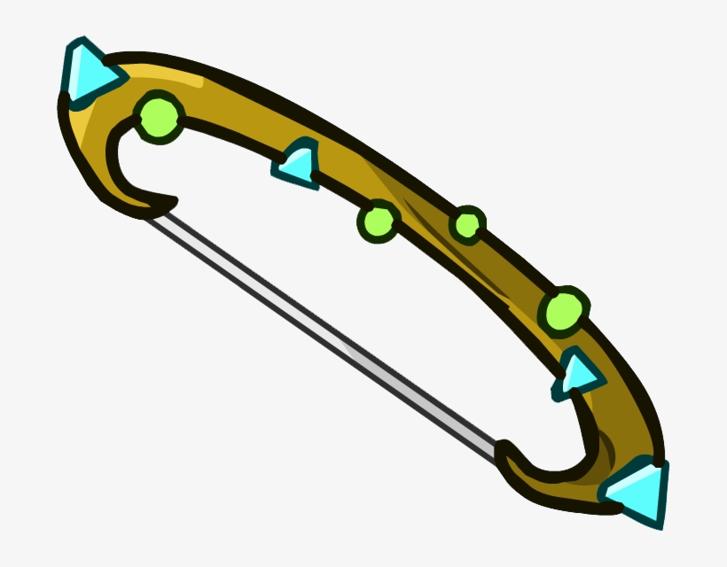 Diamond Studded Bow - Helmet Heroes Crypt Fire Bow - 692x560 PNG ...