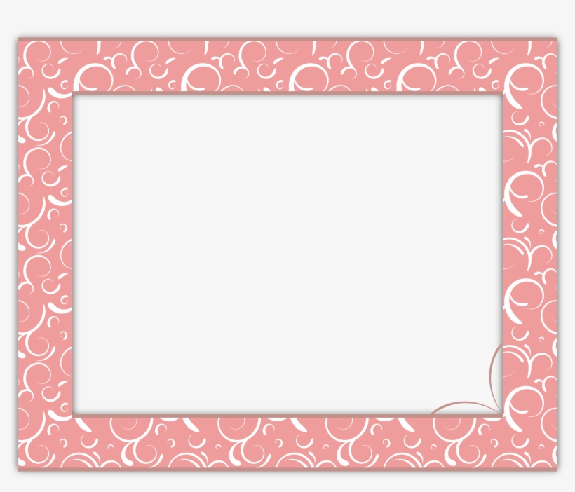 Digital Swirl Frames By Scrapdiggity - Picture Frame - 1600x1293 PNG ...