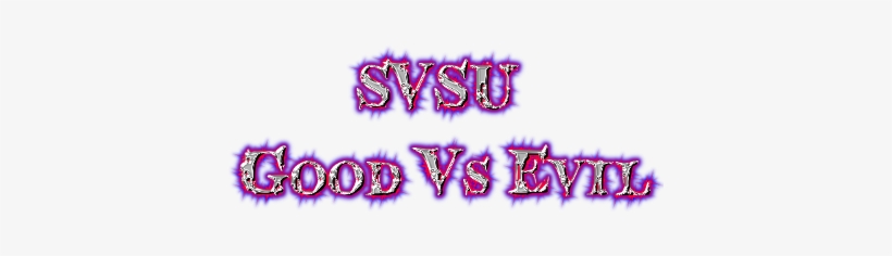 Svsu Good Vs Evil - Calligraphy - 400x400 PNG Download - PNGkit