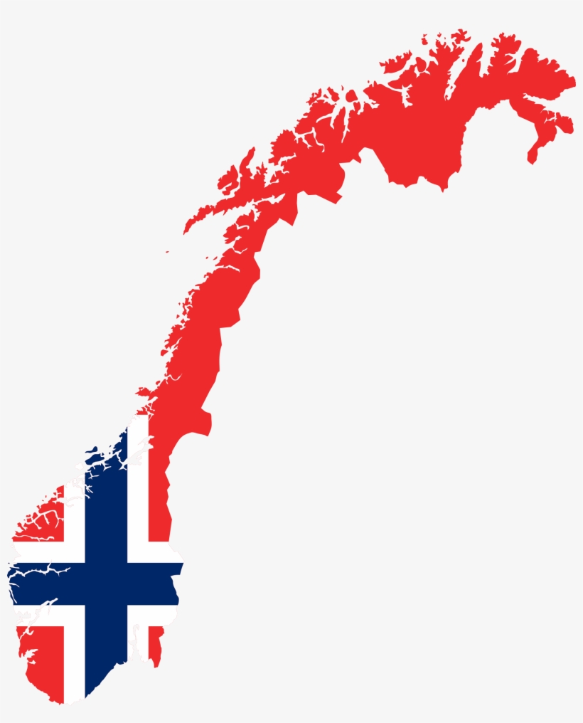 Flag Of Norway Map National Flag - Norway Map Flag - 630x750 PNG ...