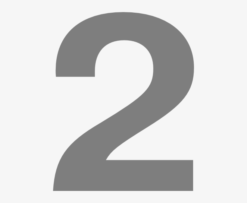 2 Grey Flat Icon Png - Gray Number 2 Clipart - 468x593 PNG Download ...