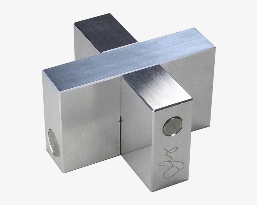 Wil Strijbos Aluminium Cross Puzzle - Aluminium Cross Take Apart Puzzle ...