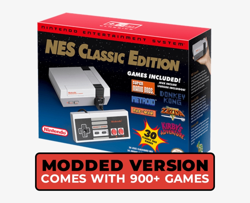 Nintendo Nes Classic Edition Modded With 900 Games - Nintendo ...