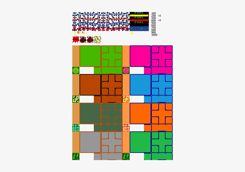 Rally Xnew Rally X - New Rally X Sprites - 336x496 PNG Download - PNGkit