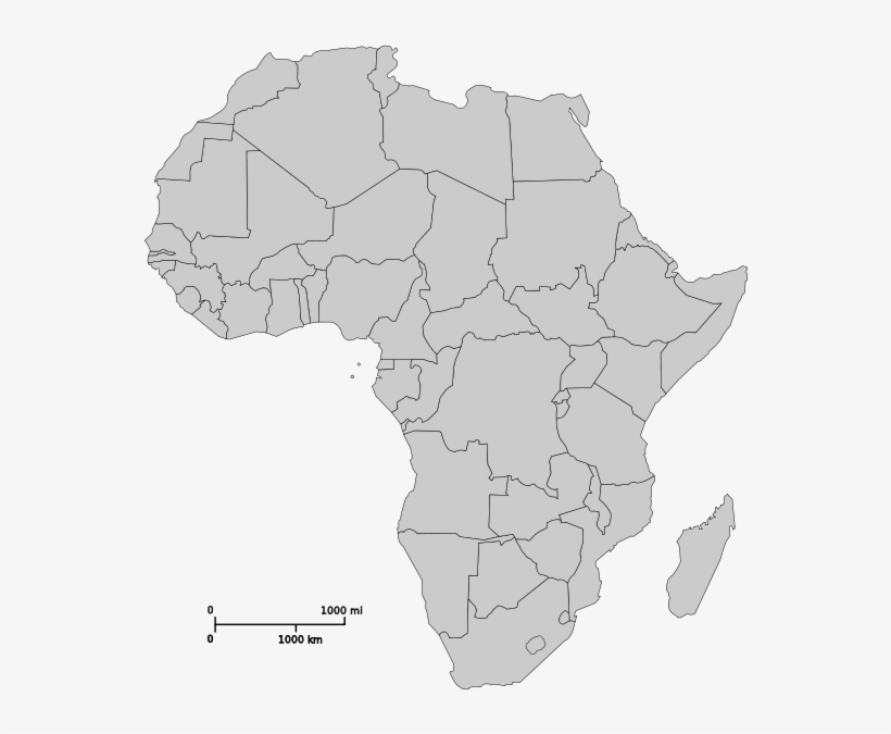 Px Blank Map Africa Image - Africa Map Png - 585x600 PNG Download - PNGkit