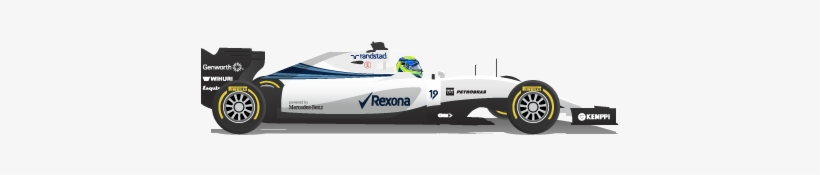 Williams Racing F1 Car - Formula One Car - 564x252 PNG Download - PNGkit