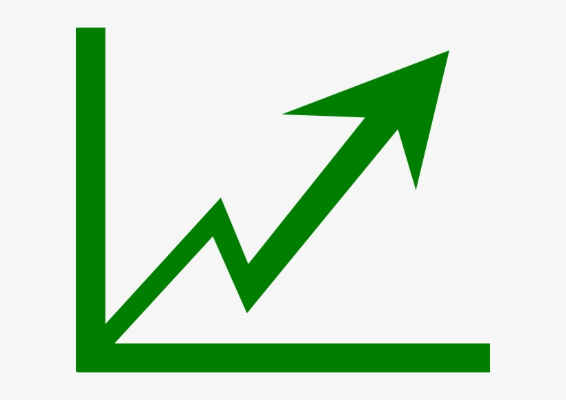 Green Arrow Growth Png - 600x500 PNG Download - PNGkit