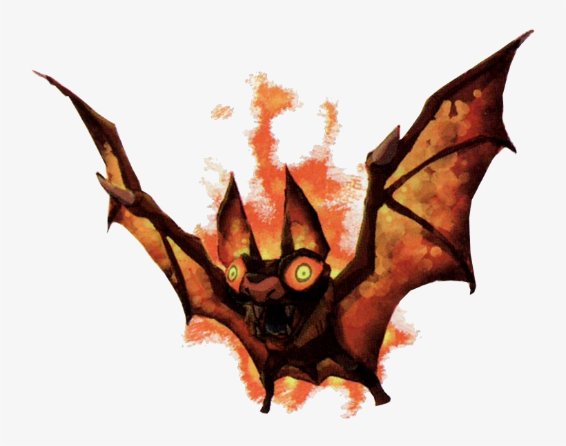 756px-fire Keese Art - Legend Of Zelda Fire Keese - 736x573 PNG ...