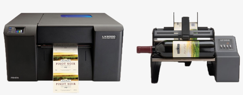 Download Transparent Wine Labels - Primera Ap362 Label Applicator - Two ...