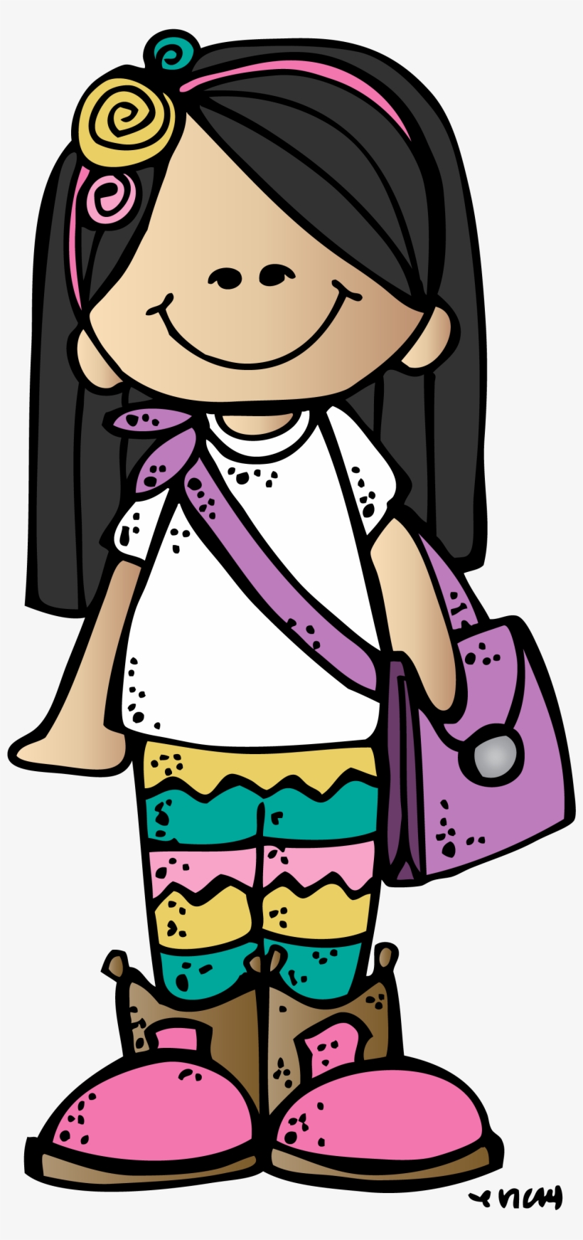 Music Notes Clipart Melonheadz - Melonheadz Girl - 1435x3000 PNG ...