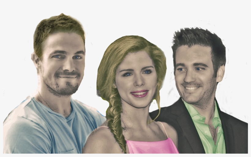 Tommy Merlyn Felicity Smoak Oliver Queen - Girl - 1597x923 PNG Download ...