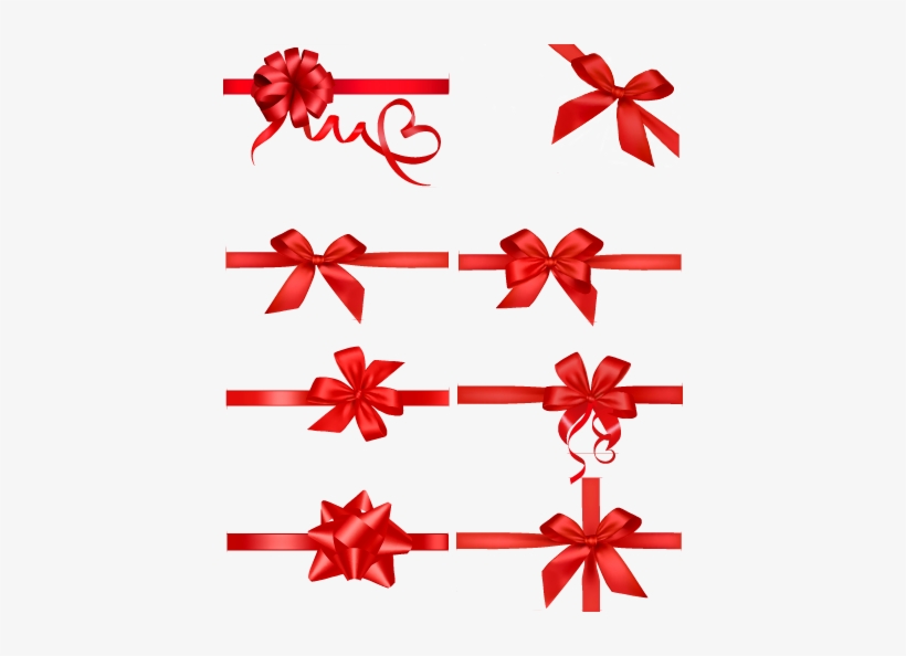 Christmas Ribbon Png - Ribbon Vector - 416x514 PNG Download - PNGkit
