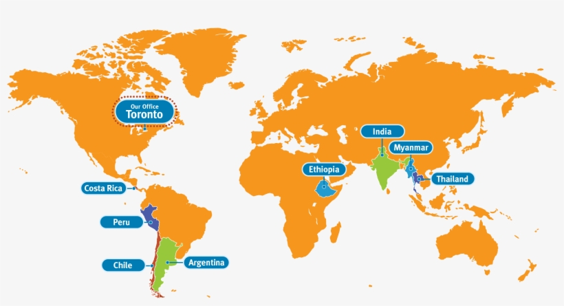 Download Transparent Transforming Faces Where We Work World Map - World ...