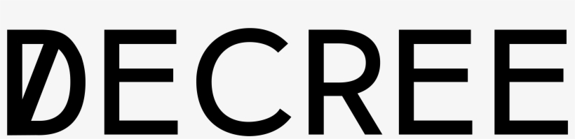 Decree Magazine Logo - Calligraphy - 6081x1697 PNG Download - PNGkit