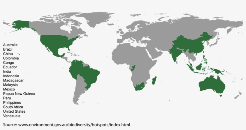 Biodiverse Countries - Megadiverse Countries In The World - 1024x493 ...