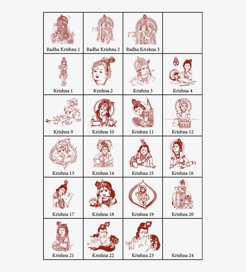 Download Transparent Hindu Symbols For Indian Wedding Cards Radha ...