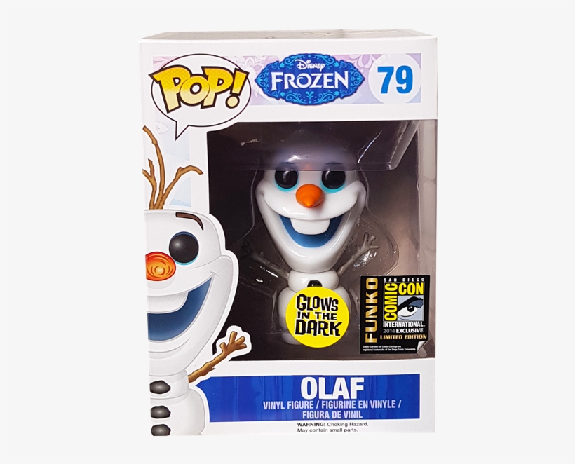 Olaf Glow Sdcc 2014 Exclusive Pop Vinyl Figure - Frozen - Olaf Glow In ...