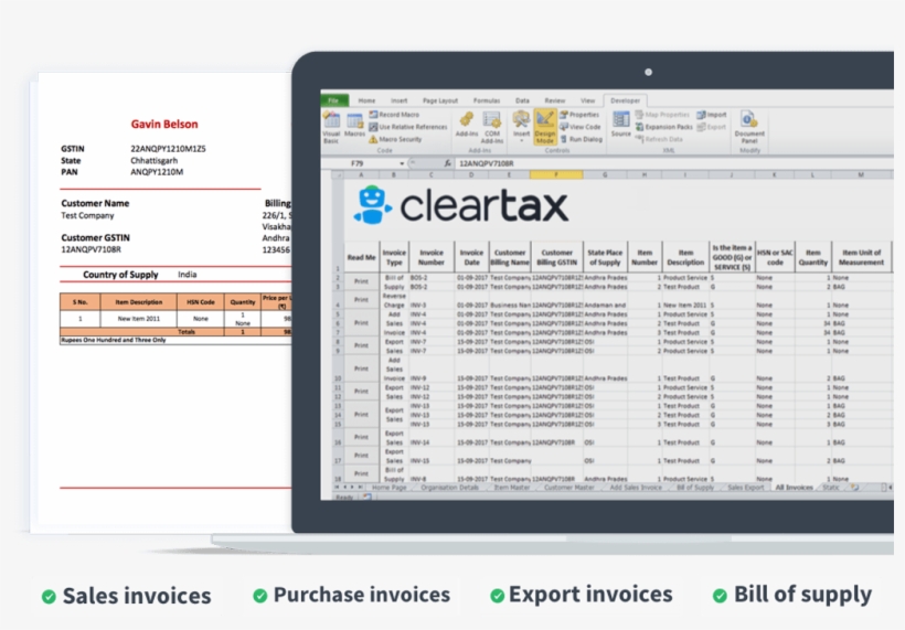 Gst Excel Invoicing Tool - Computer Program - 1024x680 PNG Download ...