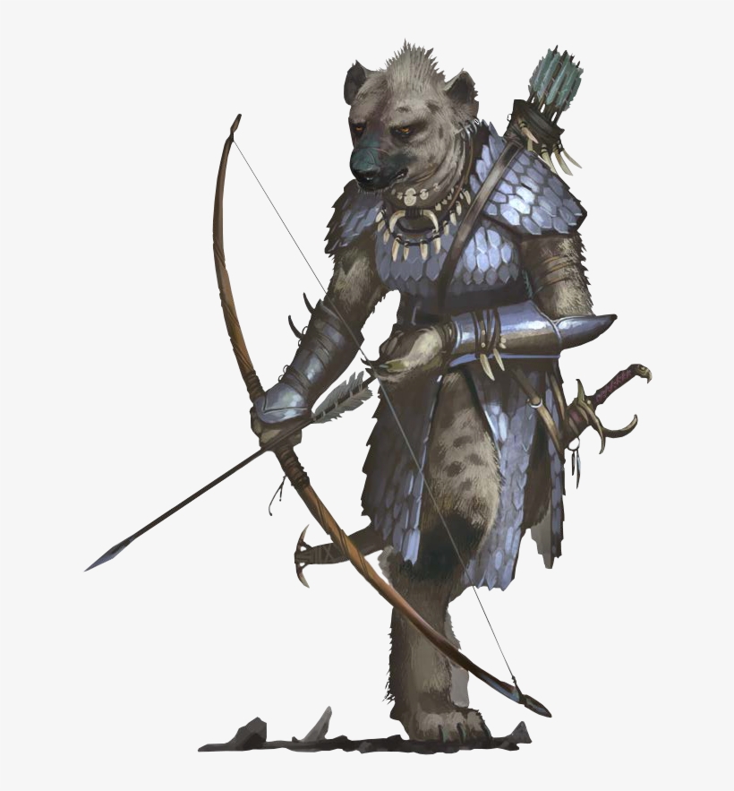 5e Gnoll Pack Lord - 657x875 PNG Download - PNGkit