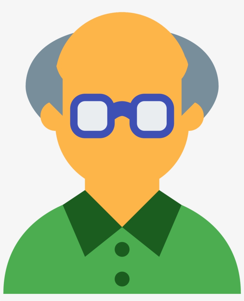 Old Man Icon - 1600x1600 PNG Download - PNGkit