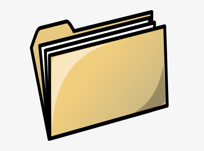 Folder Clipart Black And White