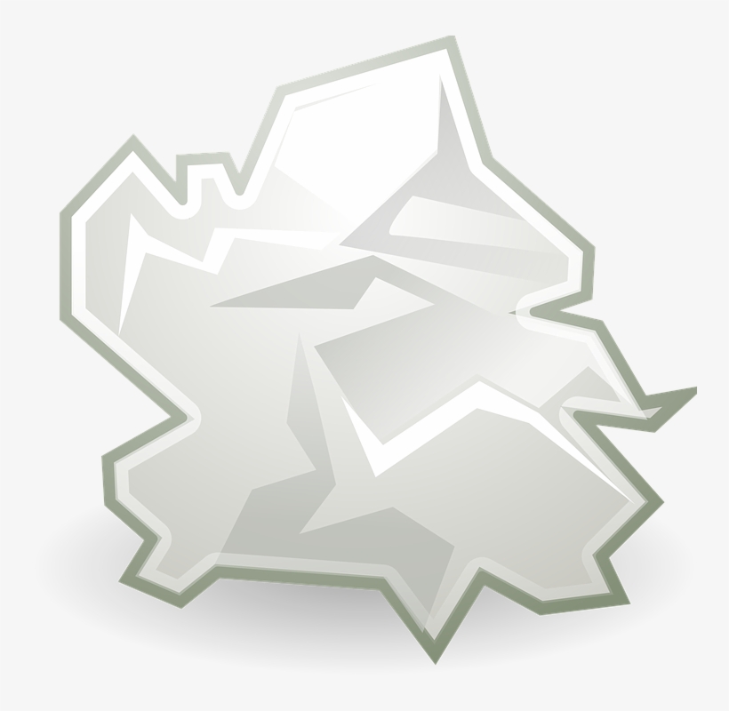 Wastepaper, Discard, Trash, Paper, Icon - Paper Trash Vector Png ...