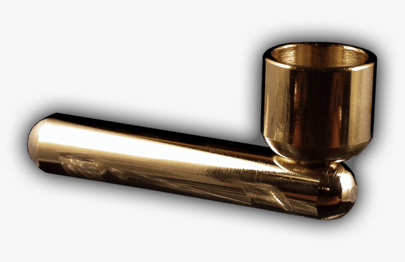 A Two Buds Pipe Brass Pipe - Solid Brass Smoking Pipe - 797x452 PNG ...